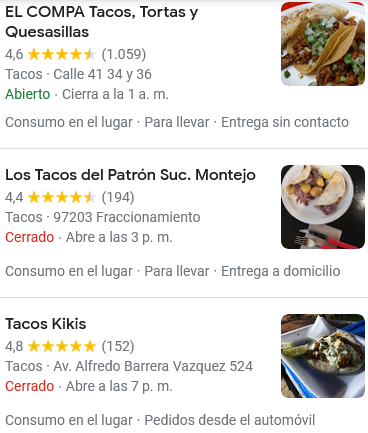 Tacos cerca de mí | Guía cerca de mi ubicación